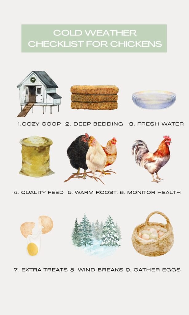 Cold Weather Checklist for Chickens in Winter - Ninnescah Made