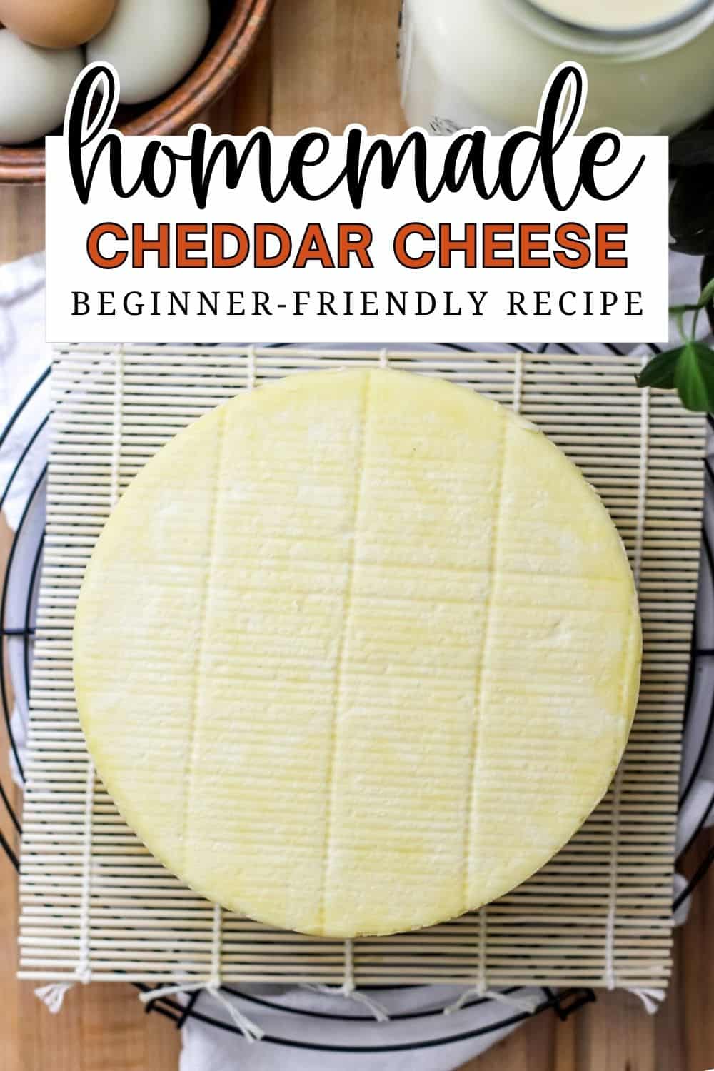 How to Make Cheddar Cheese - Easy Recipe! - Ninnescah Made