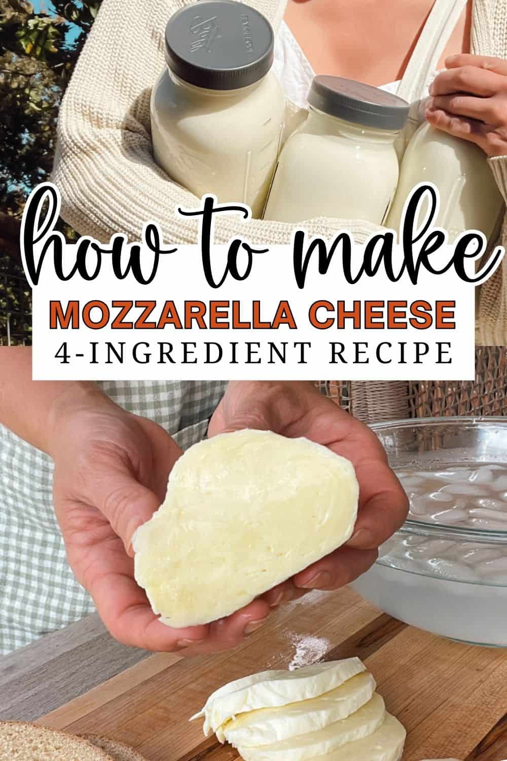 Homemade Mozzarella Cheese Recipe (with Raw Milk or Store-Bought ...